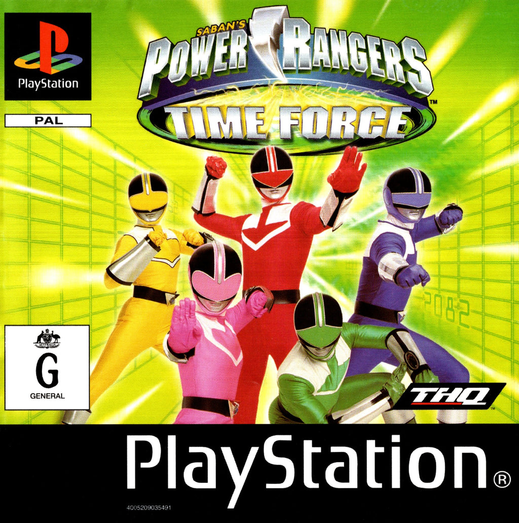 Power Rangers Time Force - PS1 - Super Retro - Playstation 1