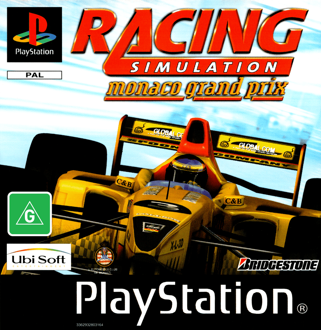Racing Simulation: Monaco Grand Prix 2 - PS1 - Super Retro - Playstation 1