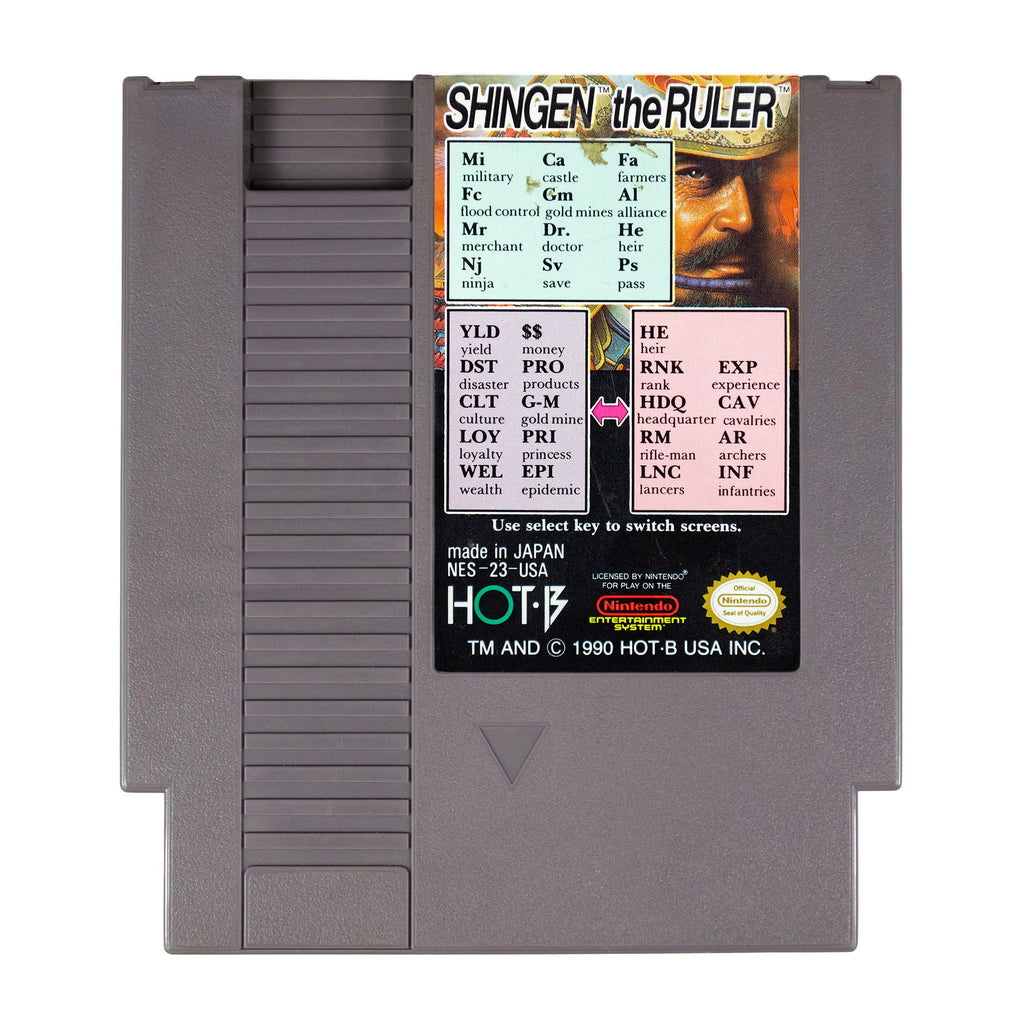 Shingen the Ruler - NES (NTSC) - Super Retro - NES