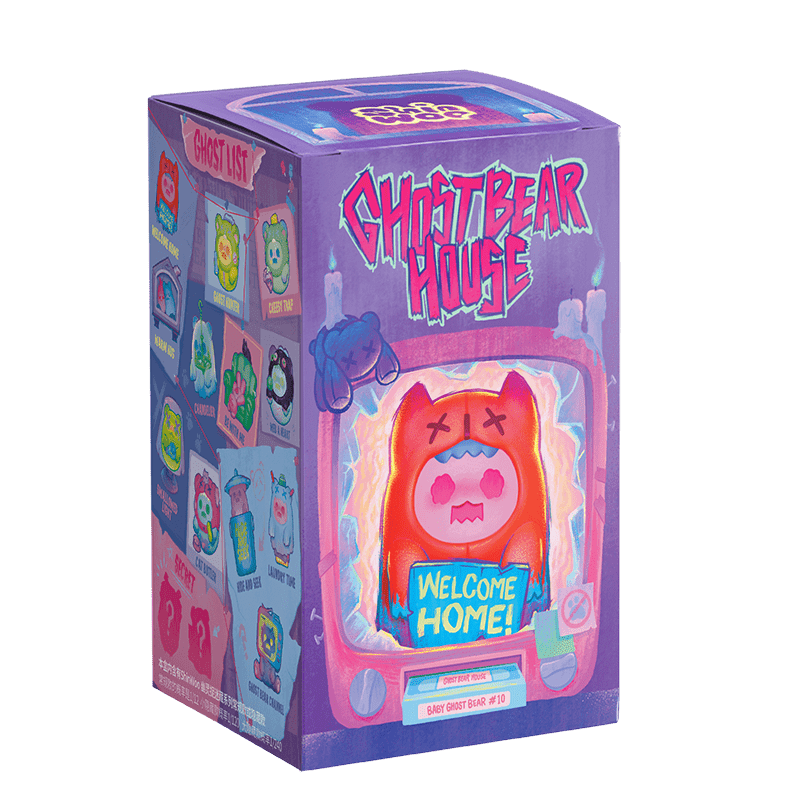 ShinWoo Ghost Bear House Series Blind Box - Super Retro - Figures