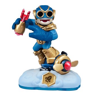 Skylander Figure - Boom Jet (Swap Force) - Super Retro - Skylanders