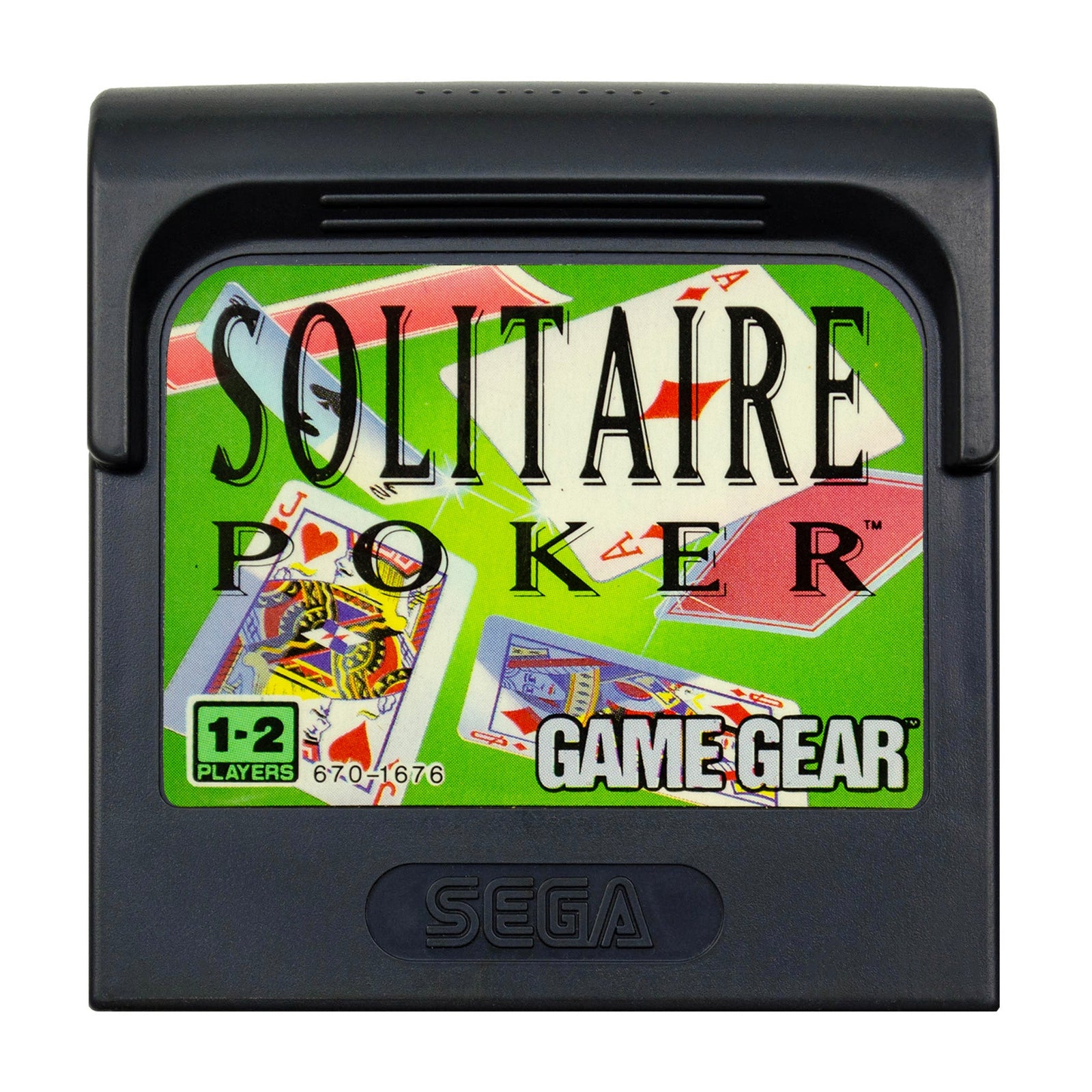 Solitaire Poker - Game Gear - Super Retro - Sega Game Gear