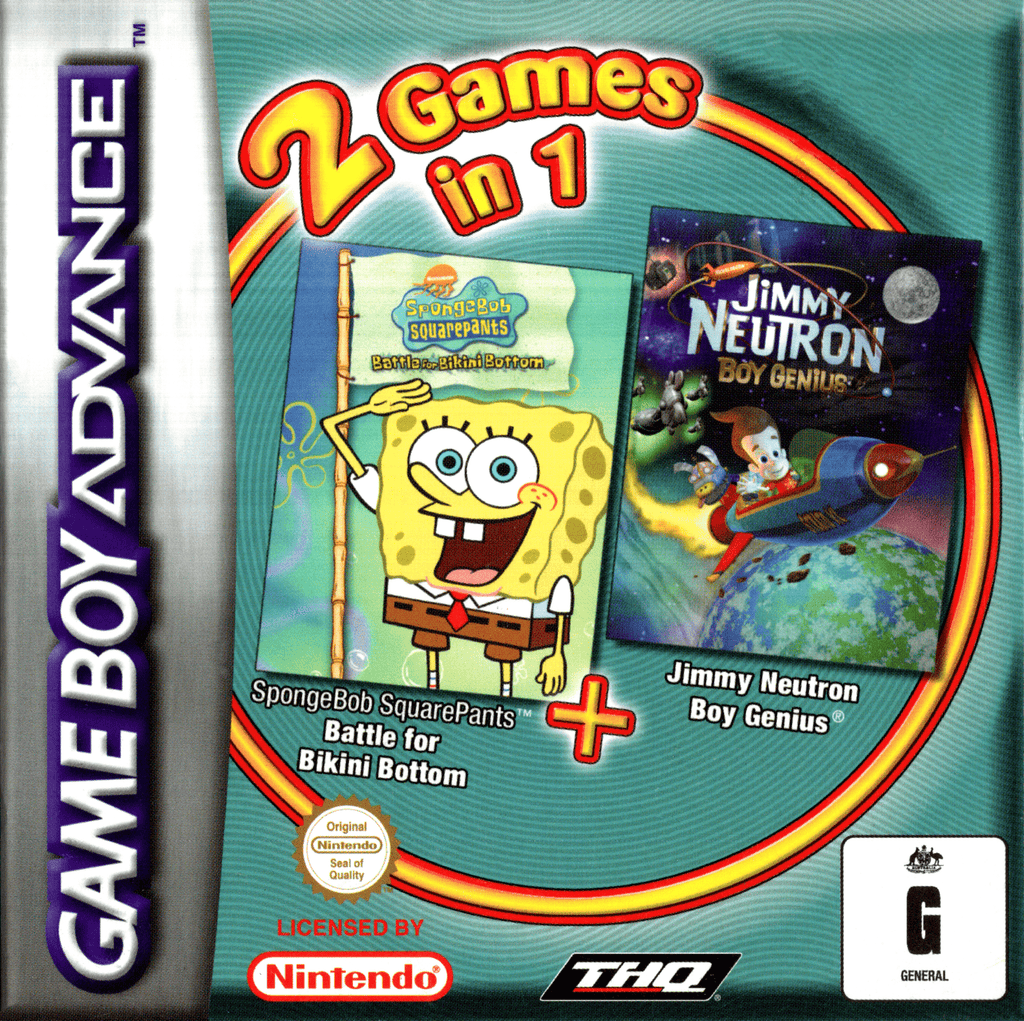 Spongebob Squarepants: Battle for Bikini Bottom + Jimmy Neutron: Boy ...