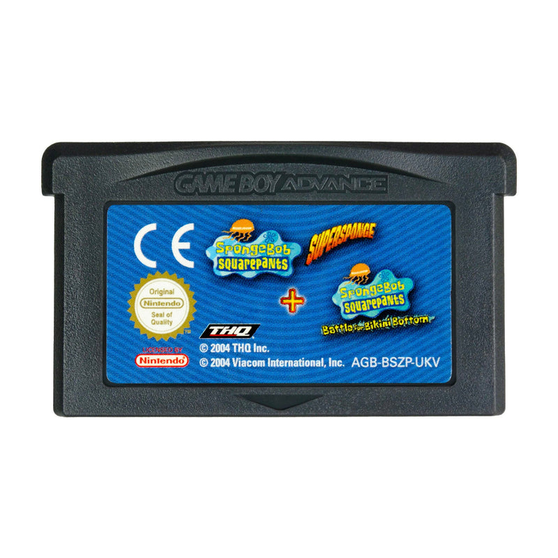 SpongeBob SquarePants: SuperSponge + Battle for Bikini Bottom - GBA ...