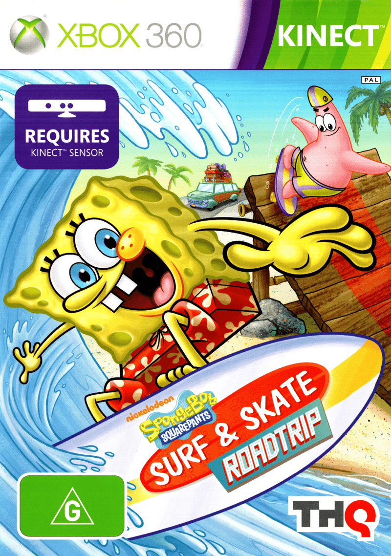 SpongeBob SquarePants Surf & Skate: RoadTrip - Xbox 360 - Super Retro ...