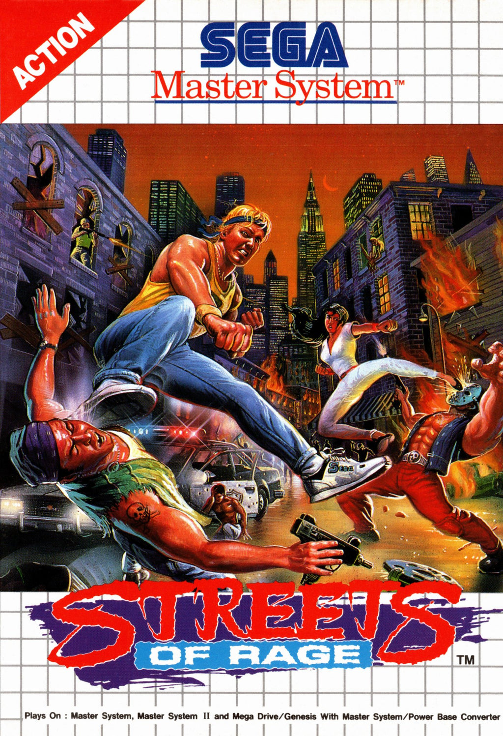 Streets of Rage - Master System - Super Retro - Master System