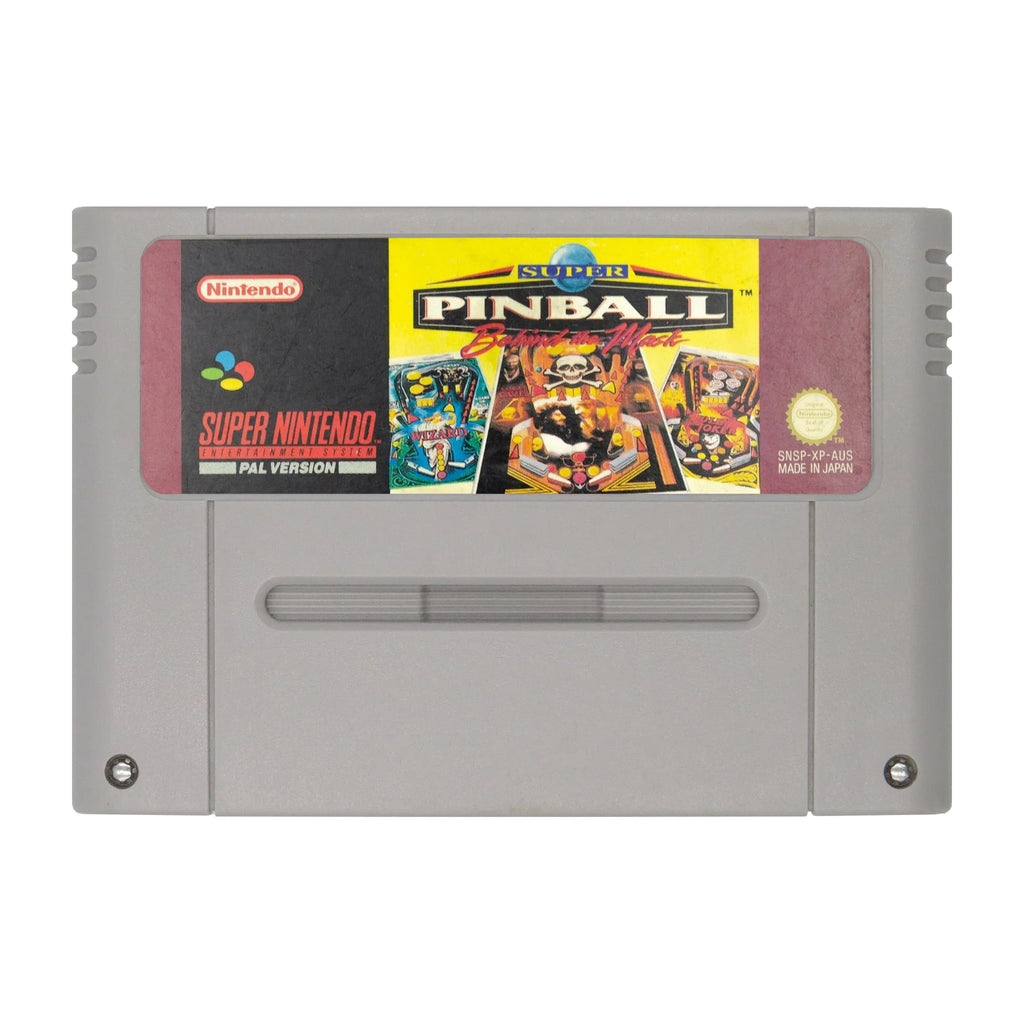 Super Pinball Behind the Mask - SNES - Super Retro - Super Nintendo