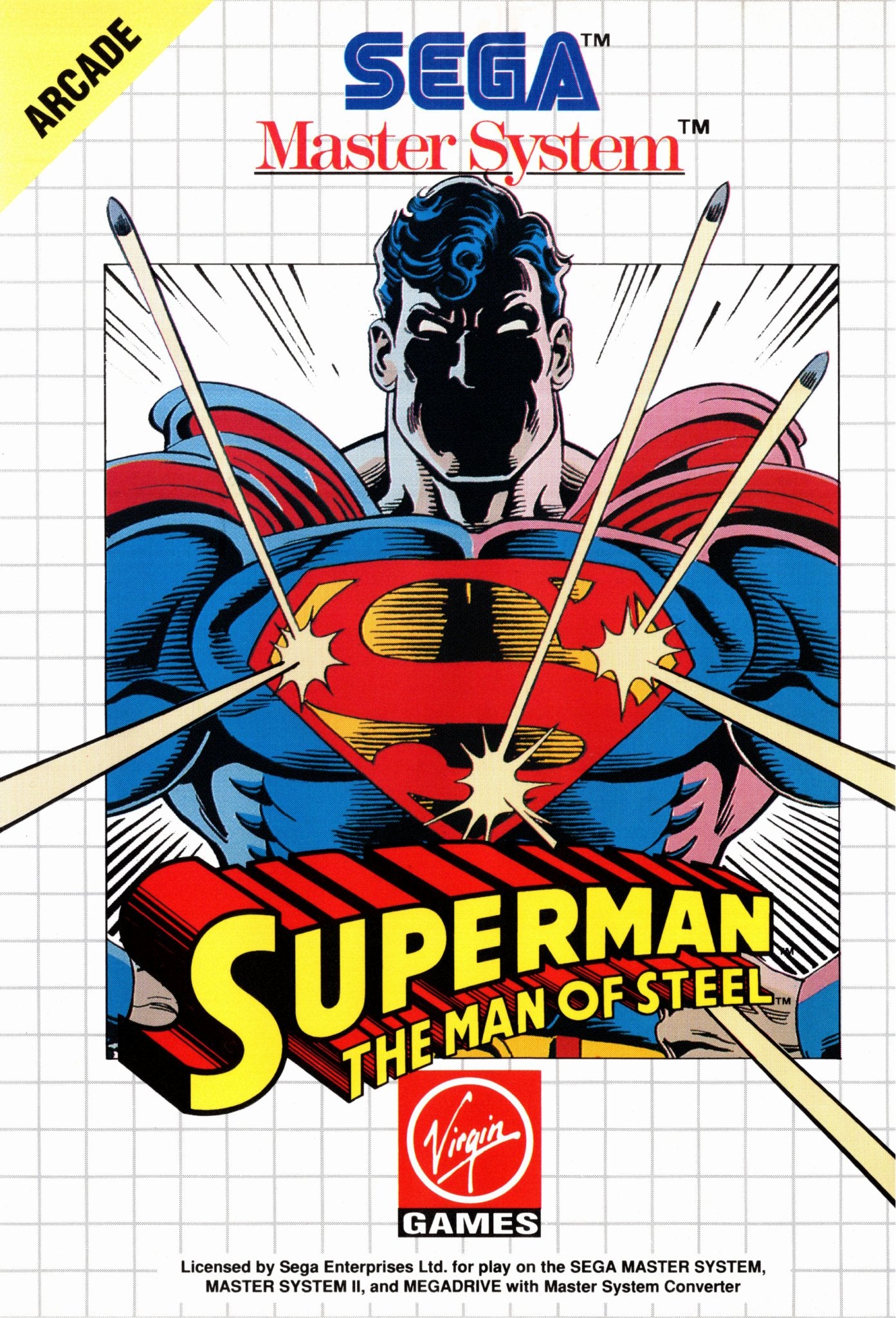 Superman: The Man of Steel - Master System - Super Retro - Master System
