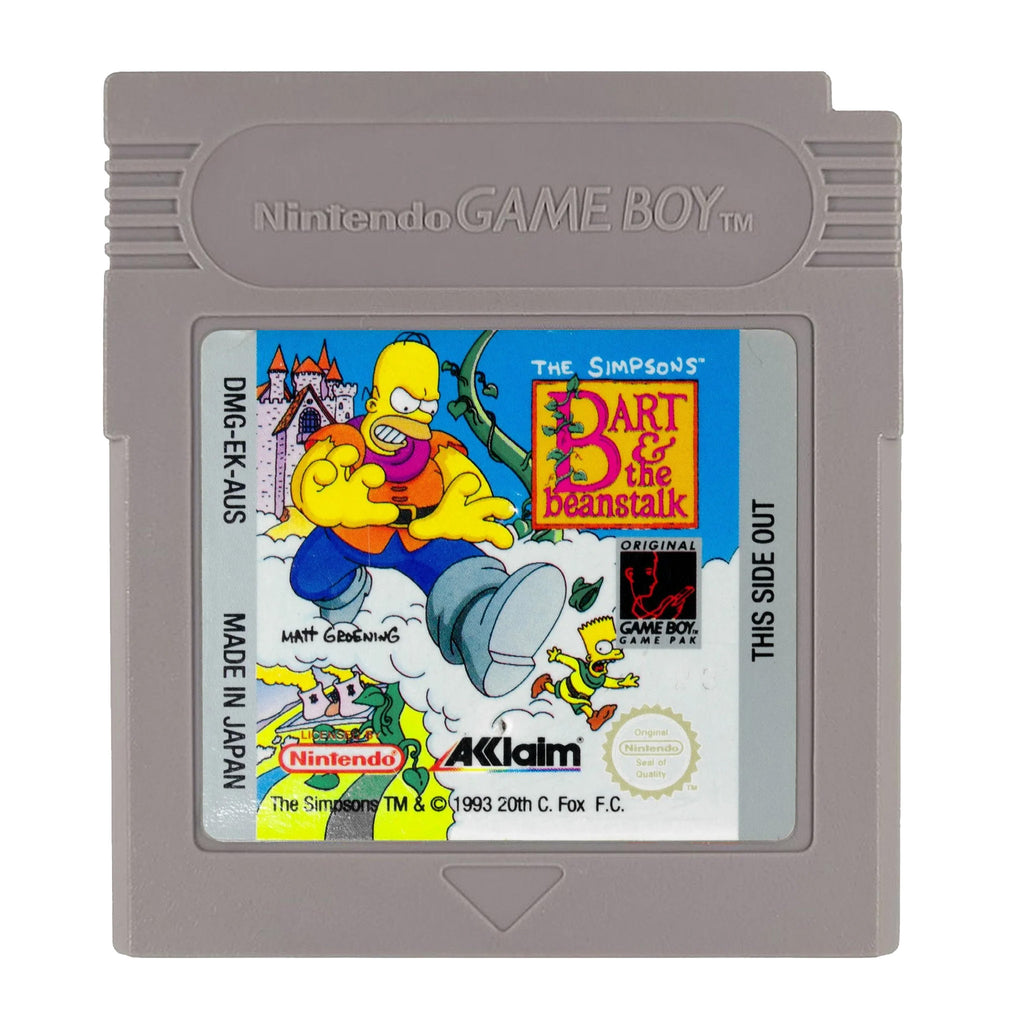 The Simpsons: Bart & the Beanstalk - Super Retro - Game Boy