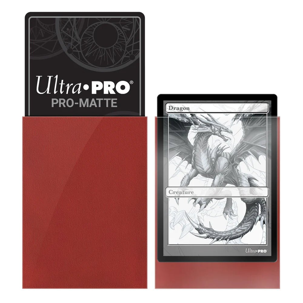 Ultra Pro Pro-Matte Standard Deck Protector Sleeves 50 pack (Red ...