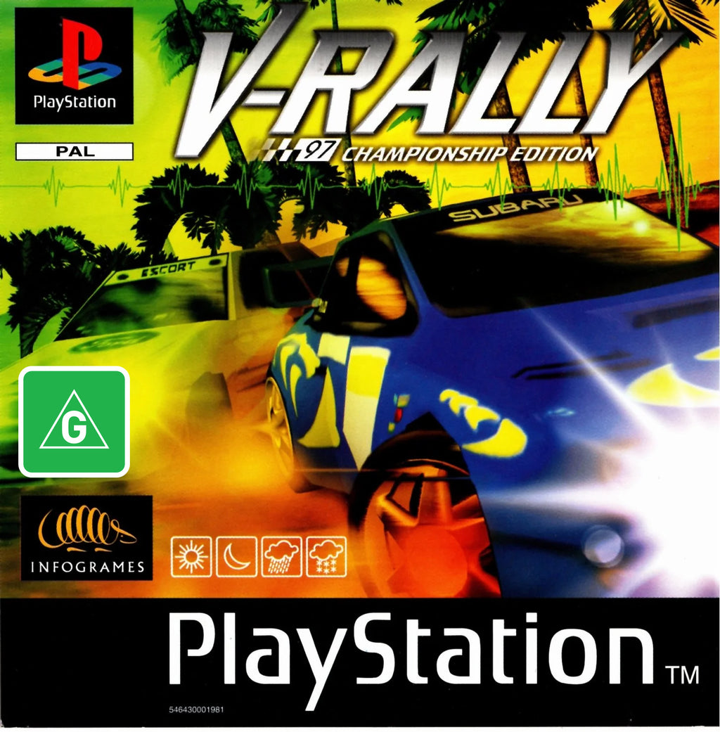 V-Rally - PS1 - Super Retro - Playstation 1