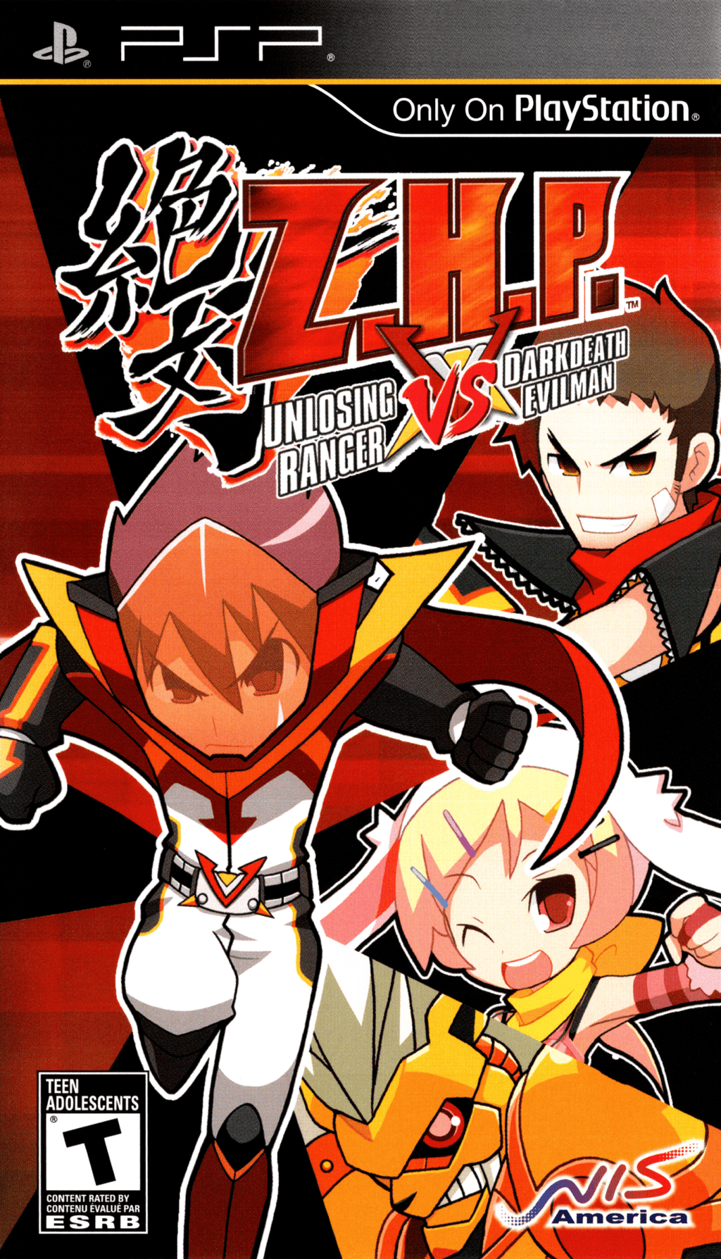 Z.H.P. Unlosing Ranger vs. Darkdeath Evilman - PSP - Super Retro - PSP