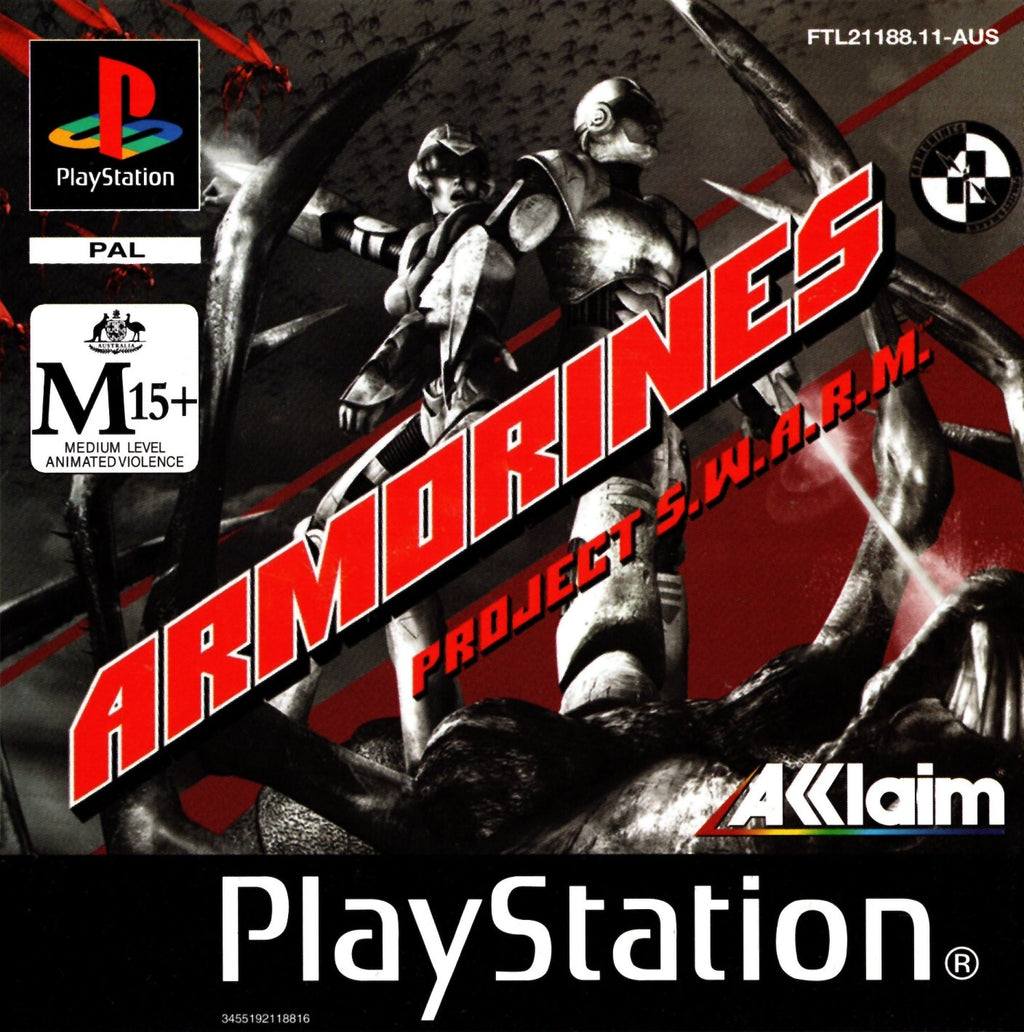 Armorines: Project S.W.A.R.M. - PS1 - Super Retro - Playstation 1
