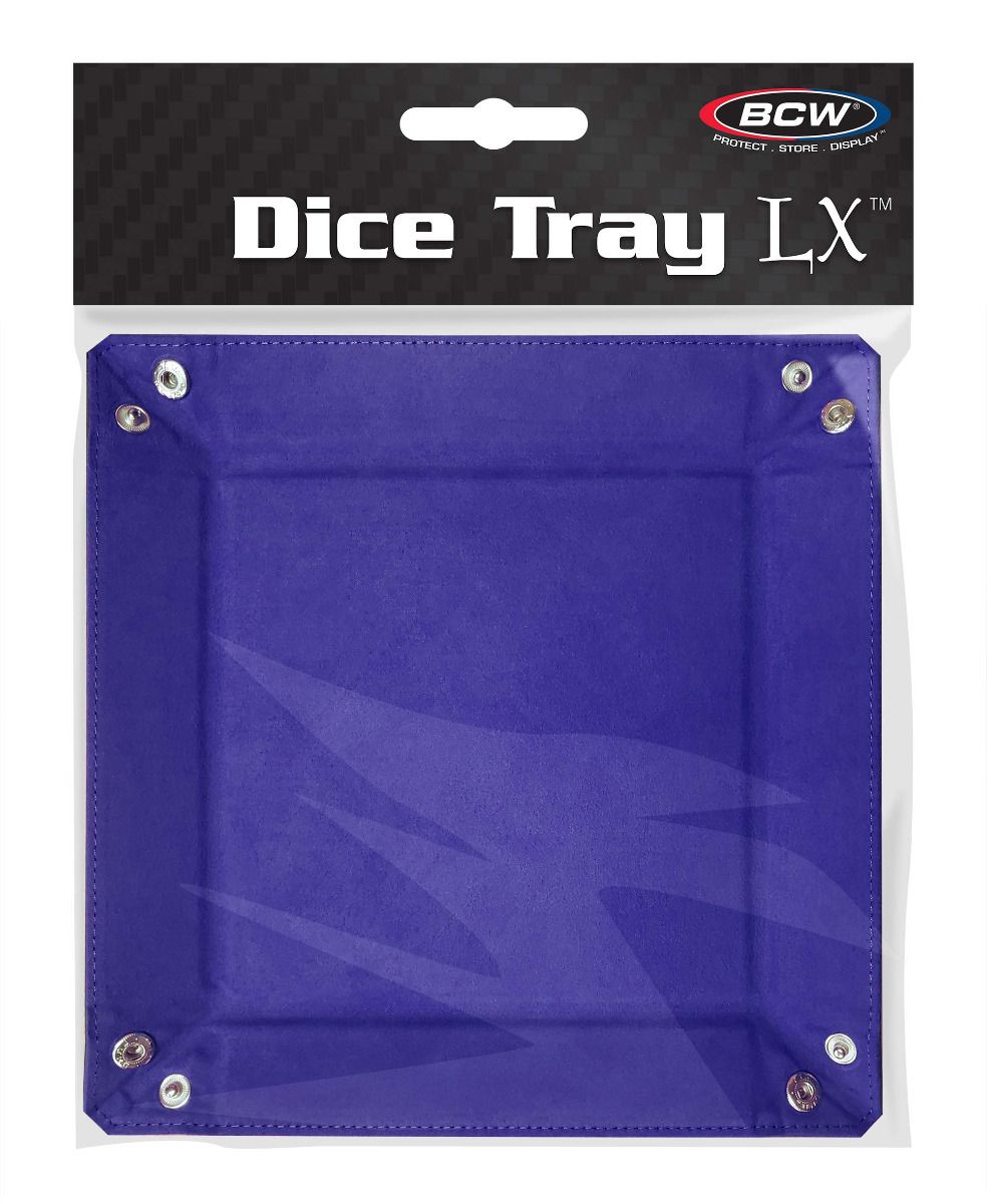BCW Square Dice Tray - Blue - Super Retro - Dungeons & Dragons
