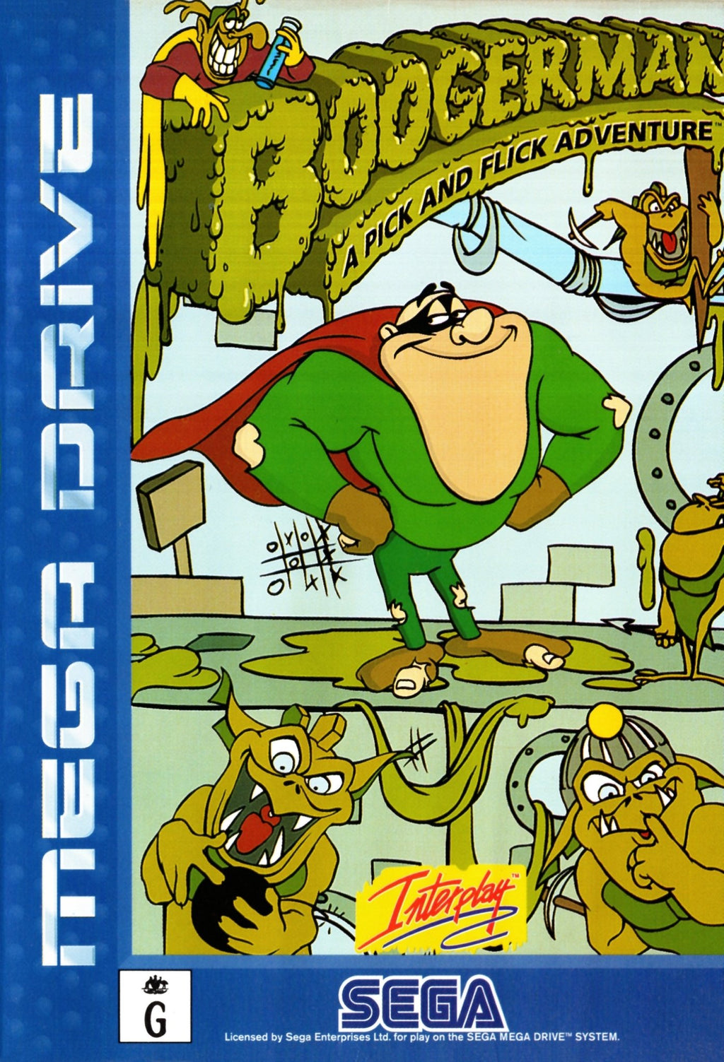 Boogerman: A Pick and Flick Adventure - Mega Drive - Super Retro - Mega ...