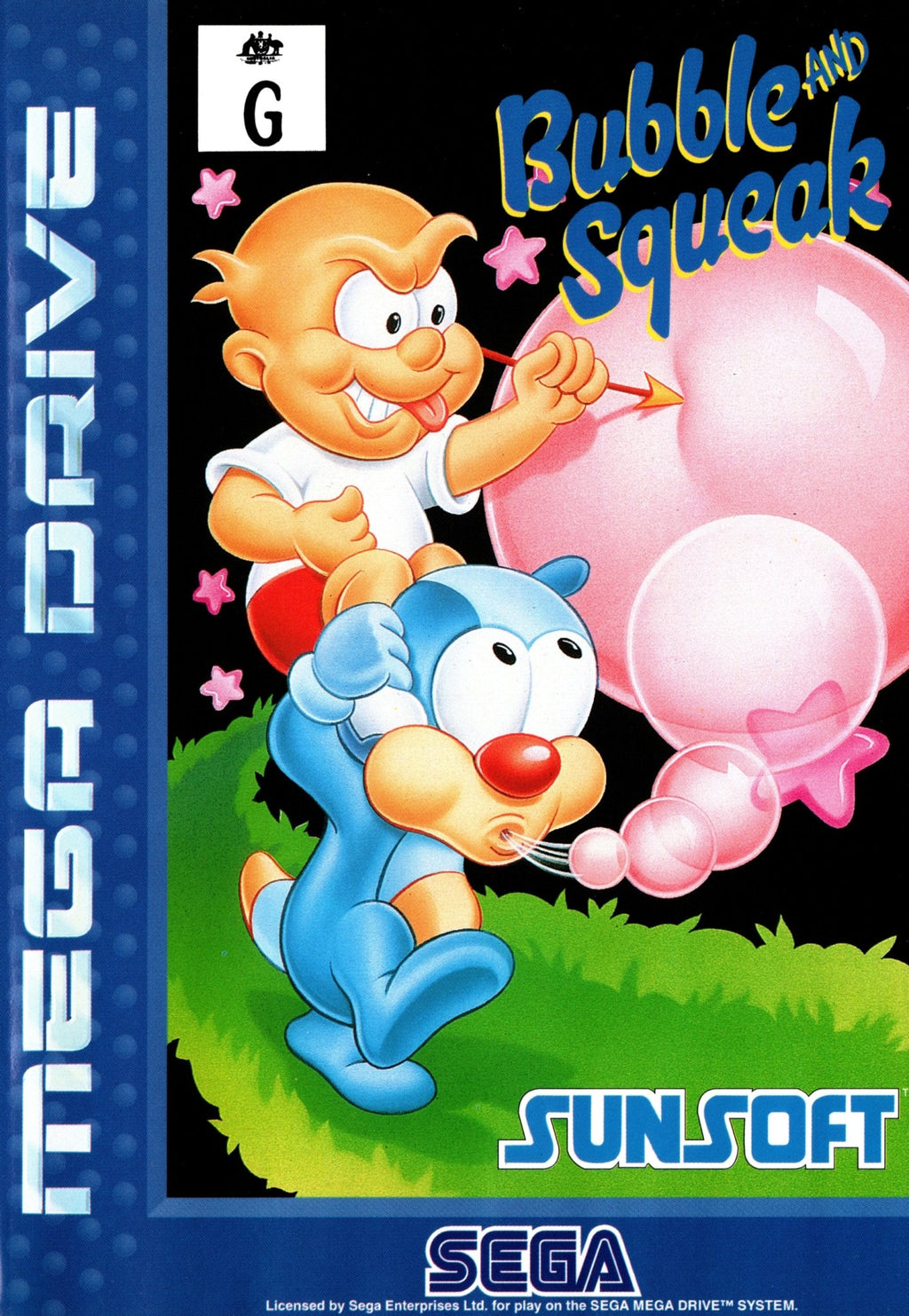 Bubble and Squeak - Super Retro - Mega Drive