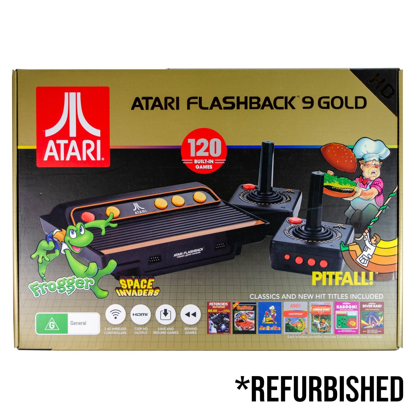 Console - Atari Flashback 9 Gold - Super Retro - Atari 2600