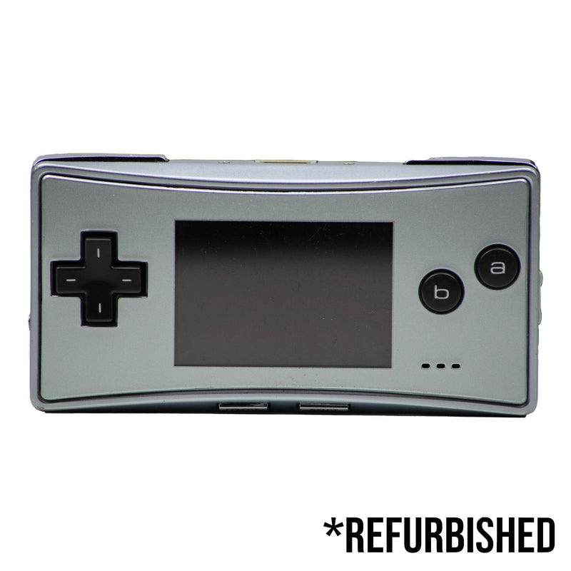 Console - Game Boy Micro (Silver) - Super Retro - Game Boy Advance