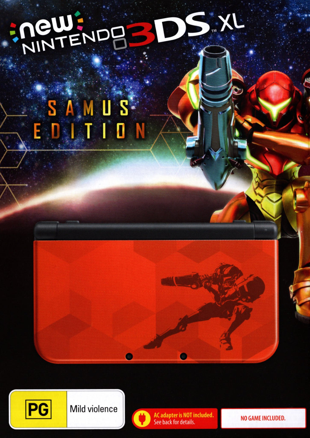 Console - New 3DS XL Samus Edition - Super Retro - Nintendo 3DS