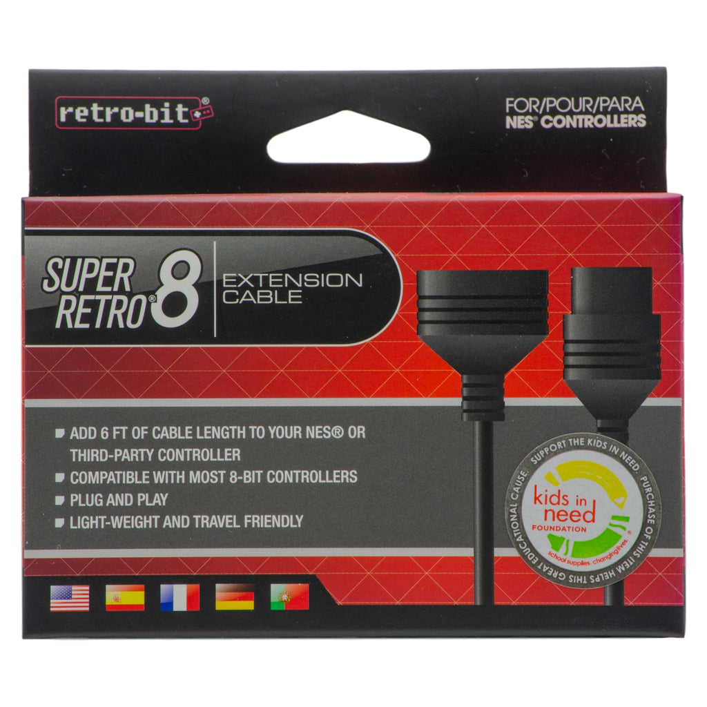 Controller Extension Cable - NES - Super Retro - NES