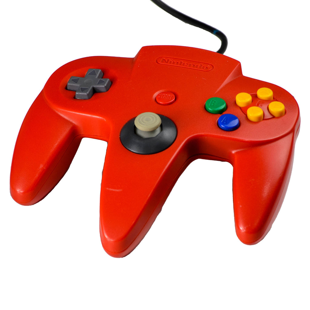 Controller - Nintendo 64 (Red) - Super Retro - N64
