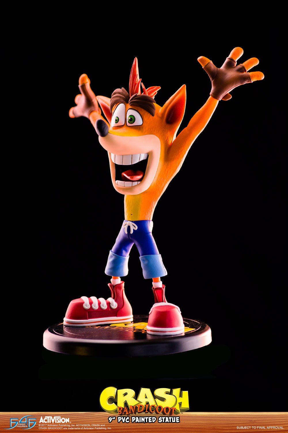 Crash Bandicoot 9" PVC Statue - Super Retro - Figures