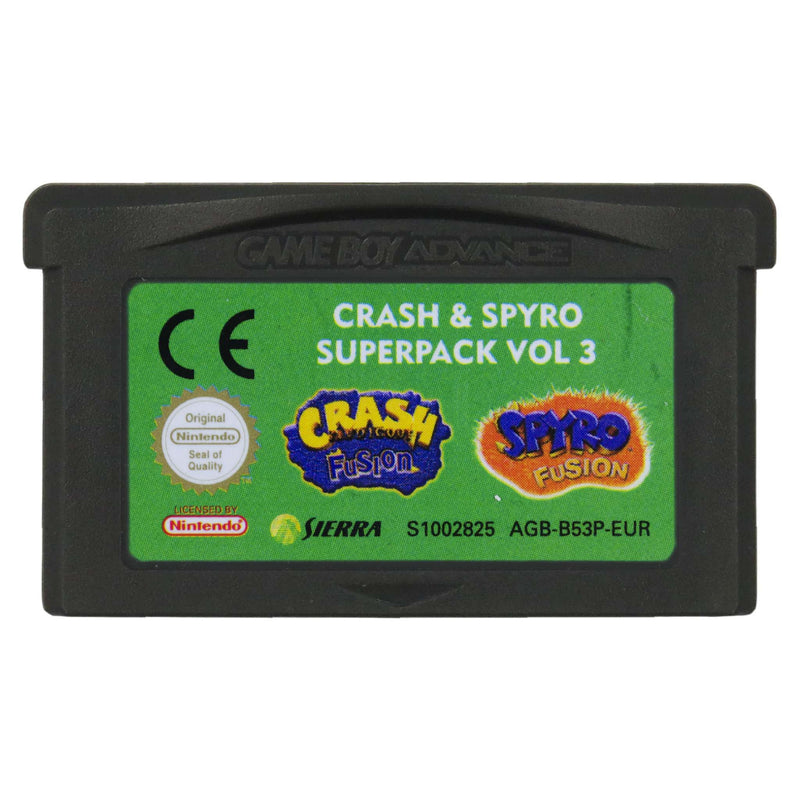 Crash & Spyro Superpack Vol 3 - GBA - Super Retro - Game Boy Advance