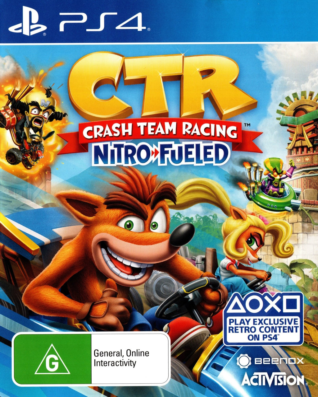 Crash Team Racing Nitro Fueled - PS4 - Super Retro - Playstation 4