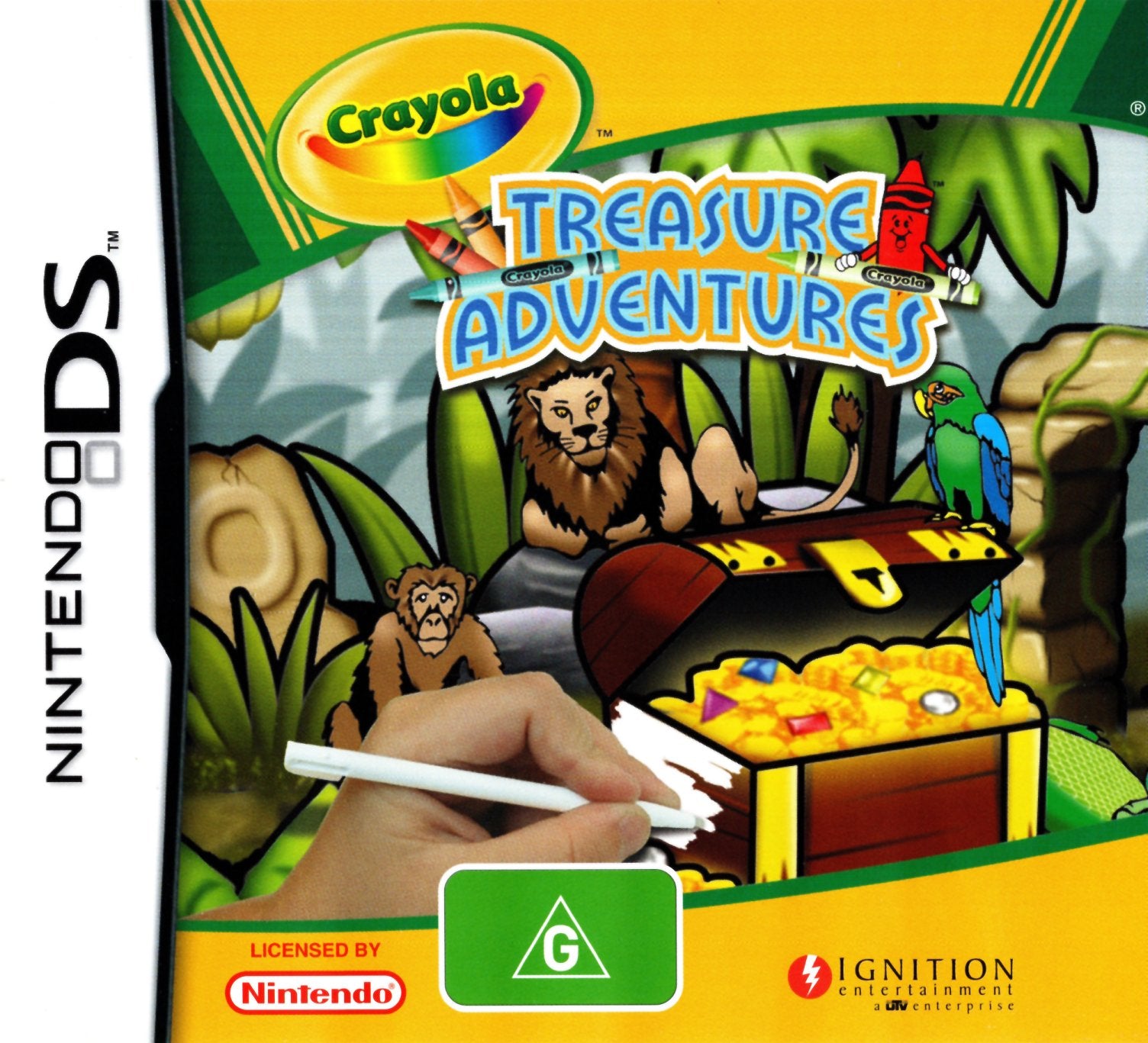 Crayola Treasure Adventures - Super Retro - Nintendo DS