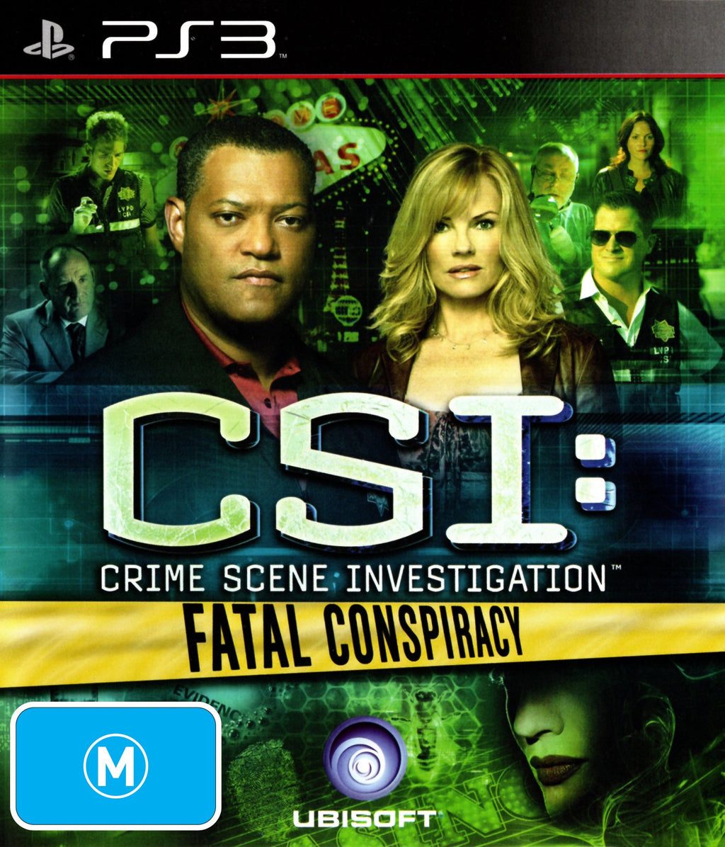 CSI: Crime Scene Investigation Fatal Conspiracy - PS3 - Super Retro ...
