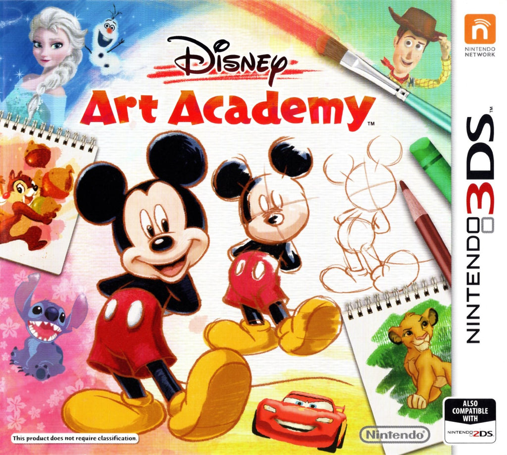 Disney Art Academy - 3DS - Super Retro - Nintendo 3DS