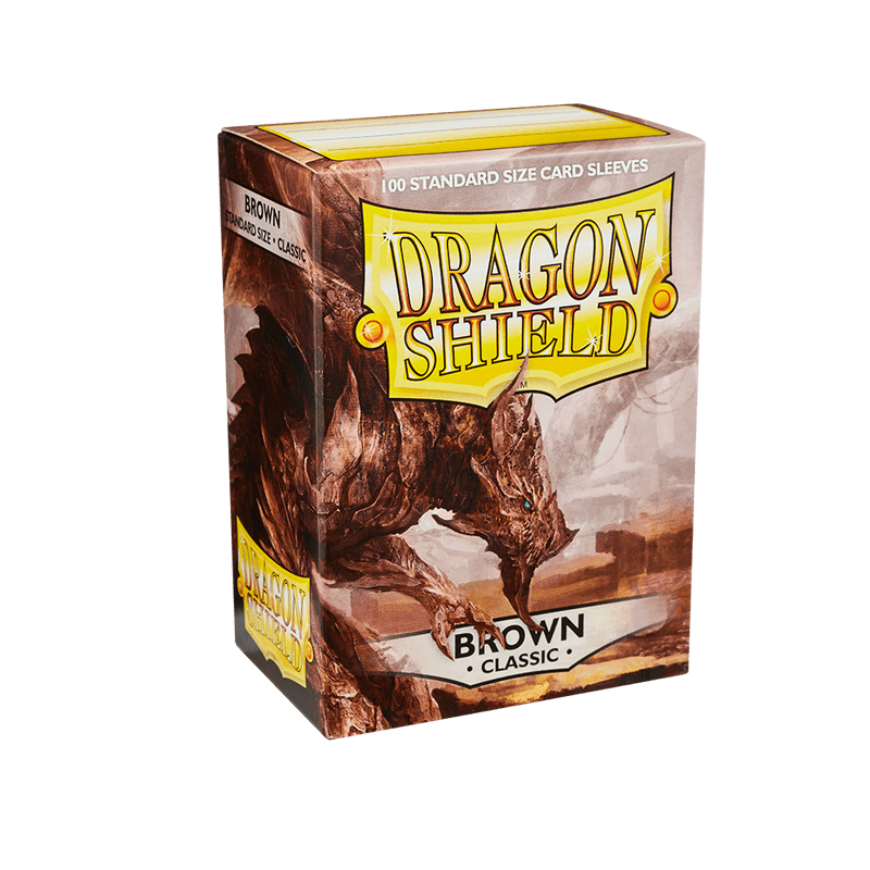Dragon Shield Standard Sleeves 100 pack (Classic Brown) - Super Retro ...