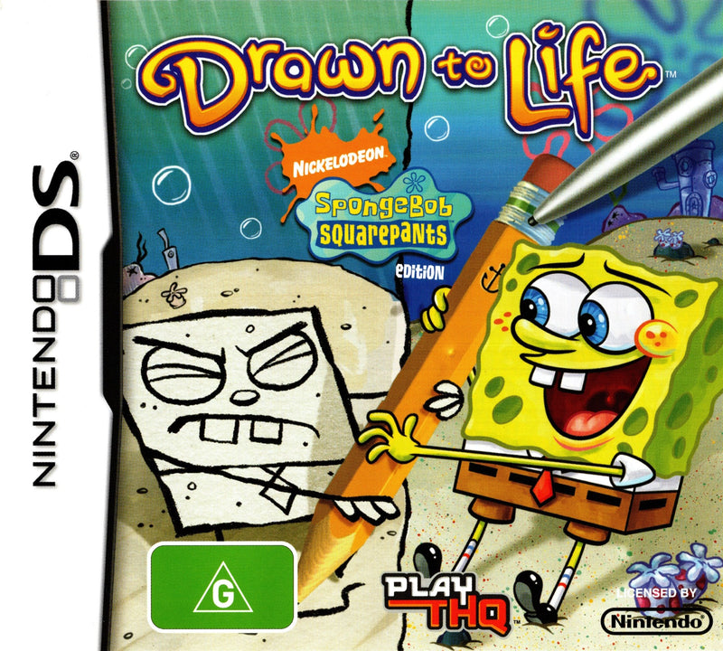 Drawn to Life: Spongebob Squarepants Edition - Super Retro - Nintendo DS