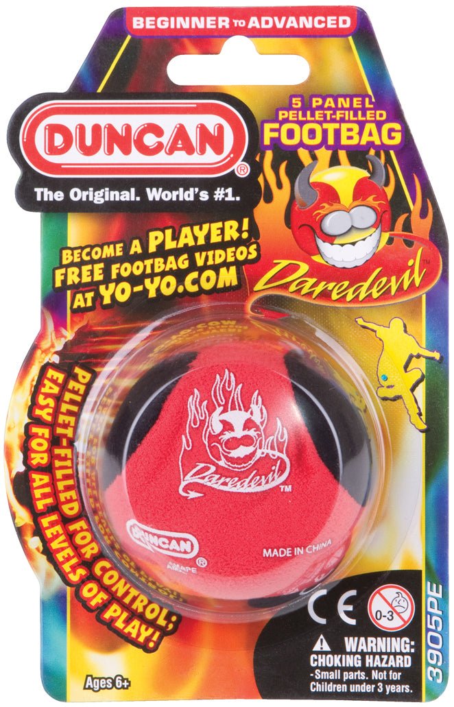 Duncan Footbag Daredevil 5 Panel Pellet Filled (Red) - Super Retro ...