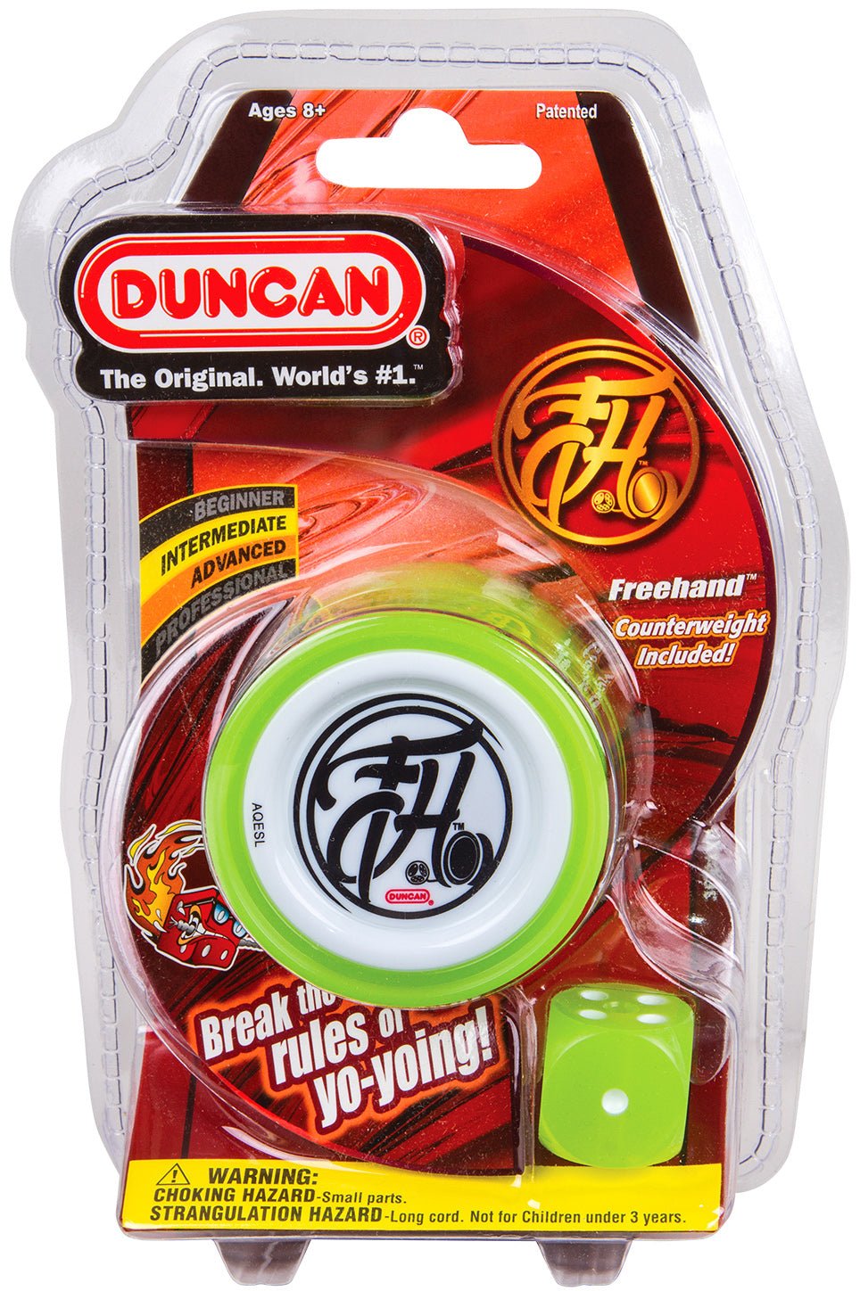 Duncan Yo-Yo Advanced Freehand (Green) - Super Retro - Merchandise