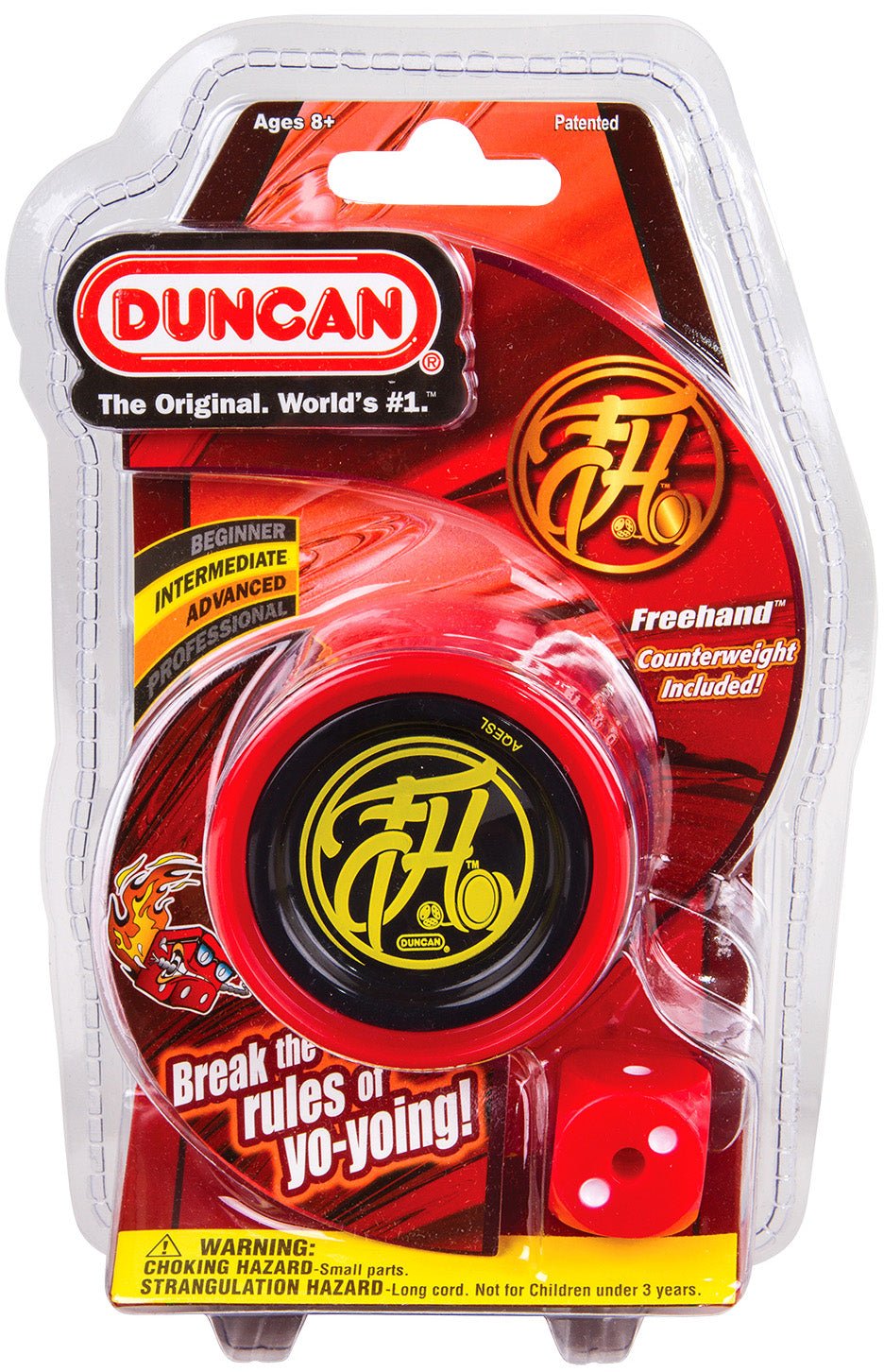 Duncan Yo-Yo Advanced Freehand (Red) - Super Retro - Merchandise