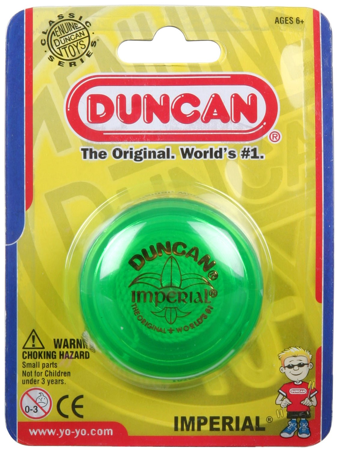 Duncan Yo-Yo Classic Imperial (Green) - Super Retro - Merchandise