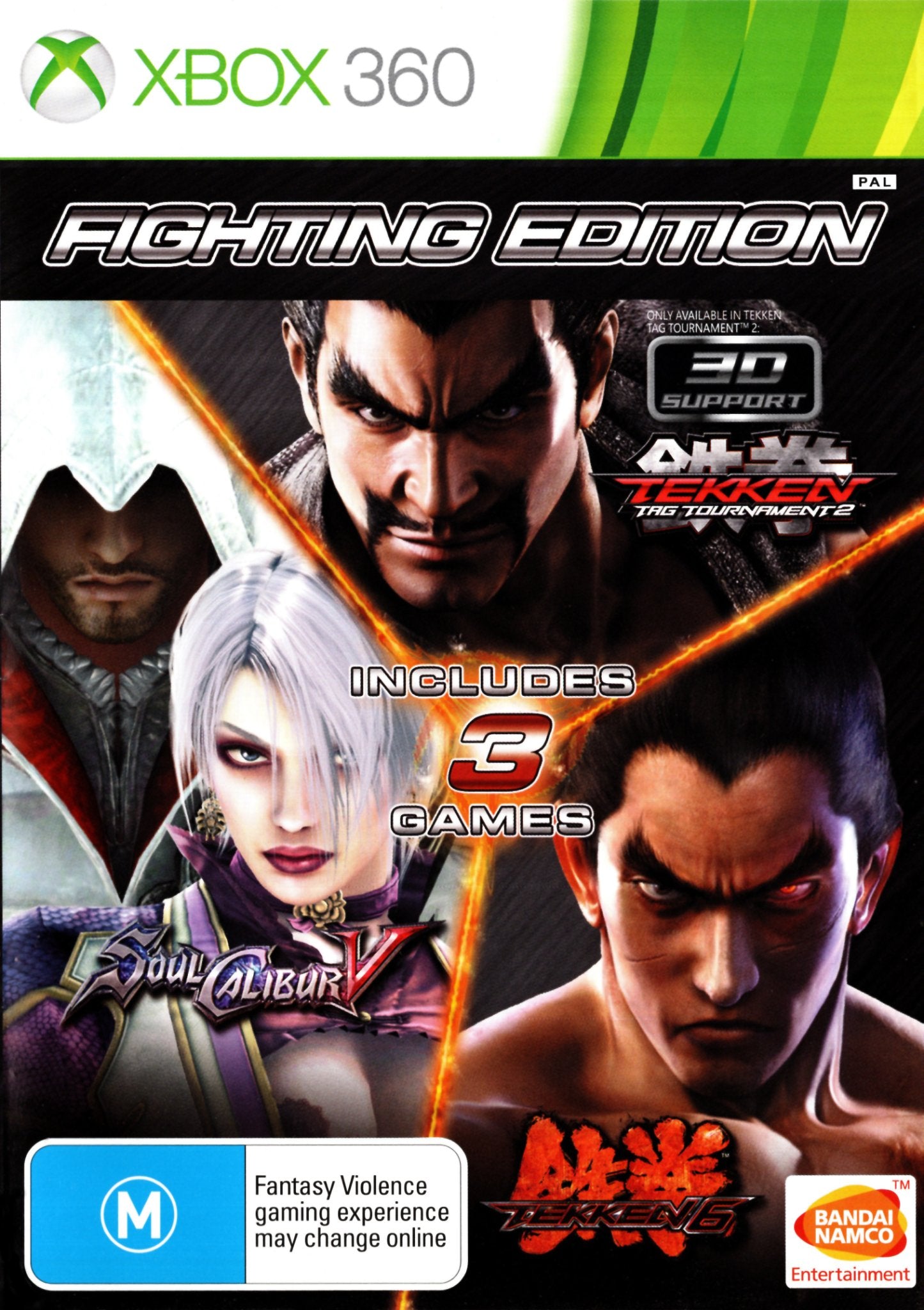 Fighting Edition 3 Pack (Soul Calibur V, Tekken Tag Tournament 2 ...