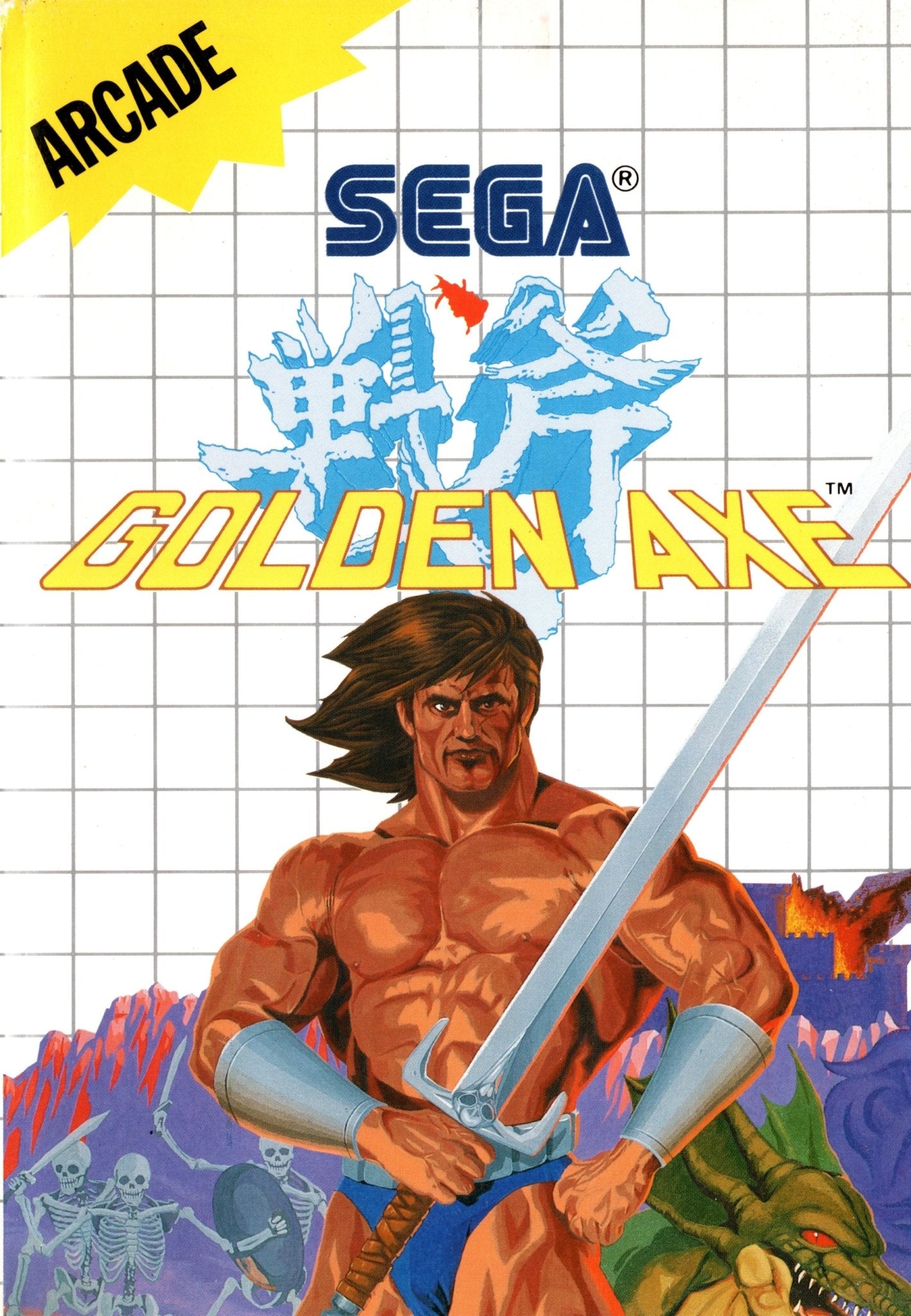 Golden Axe - Master System - Super Retro - Master System