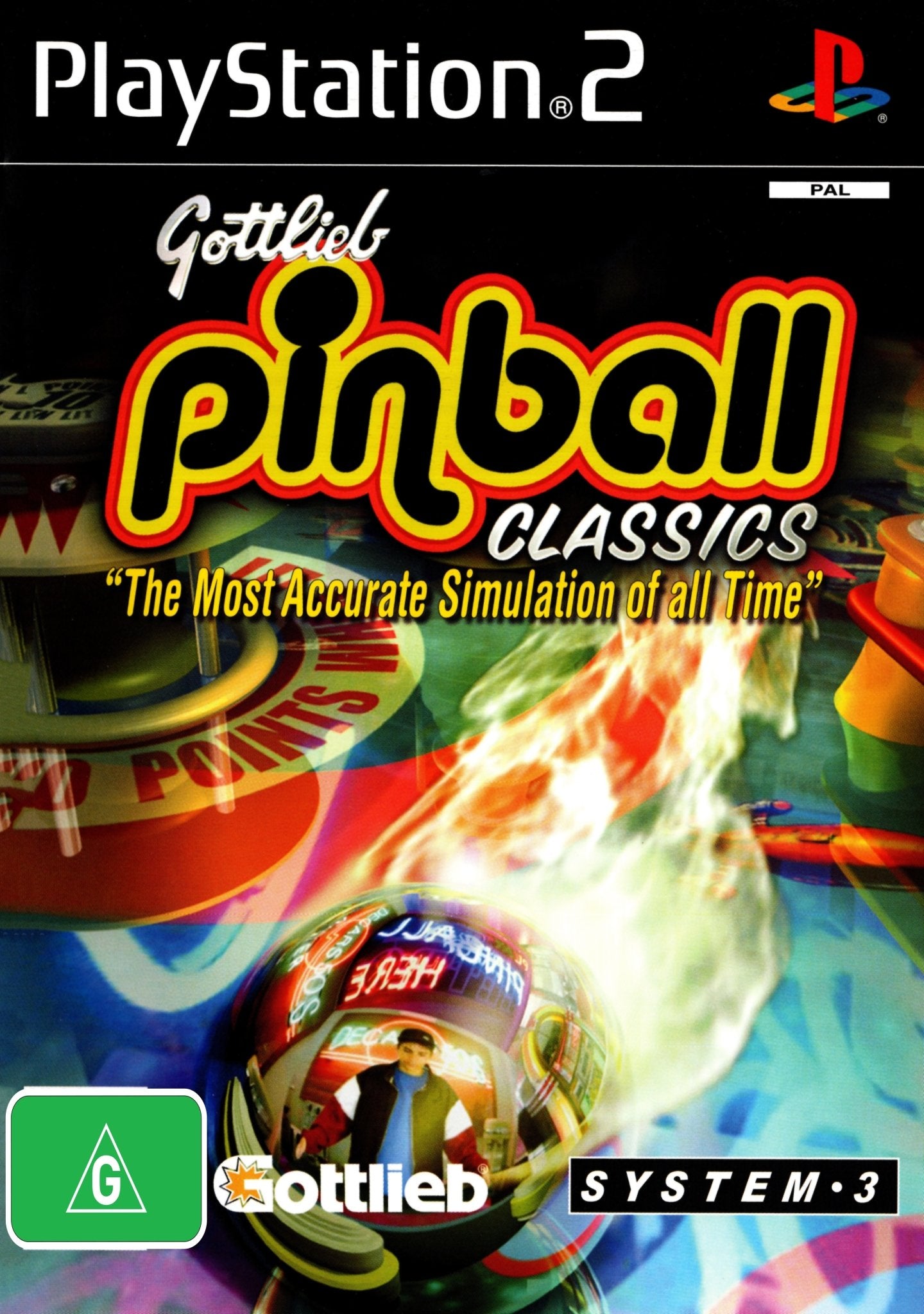Gottlieb Pinball Classics - PS2 - Super Retro - Playstation 2