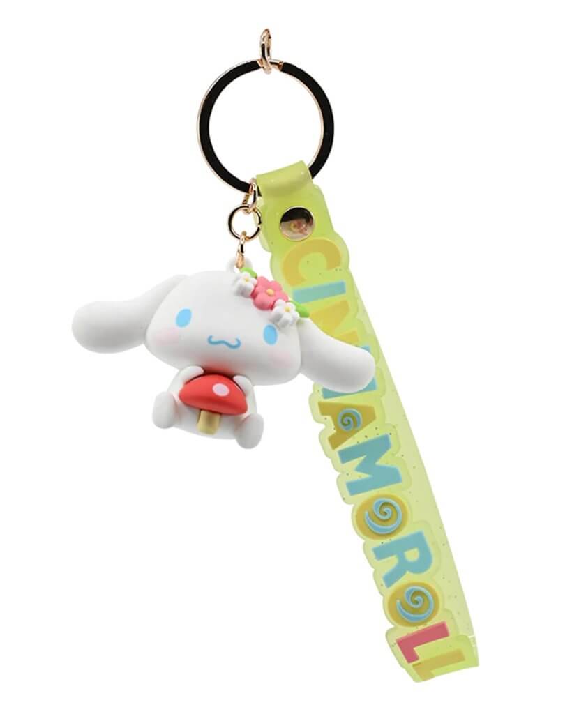 Hello Kitty - Keychain with hand strap - Cinnamoroll (Mushroom) - Super ...