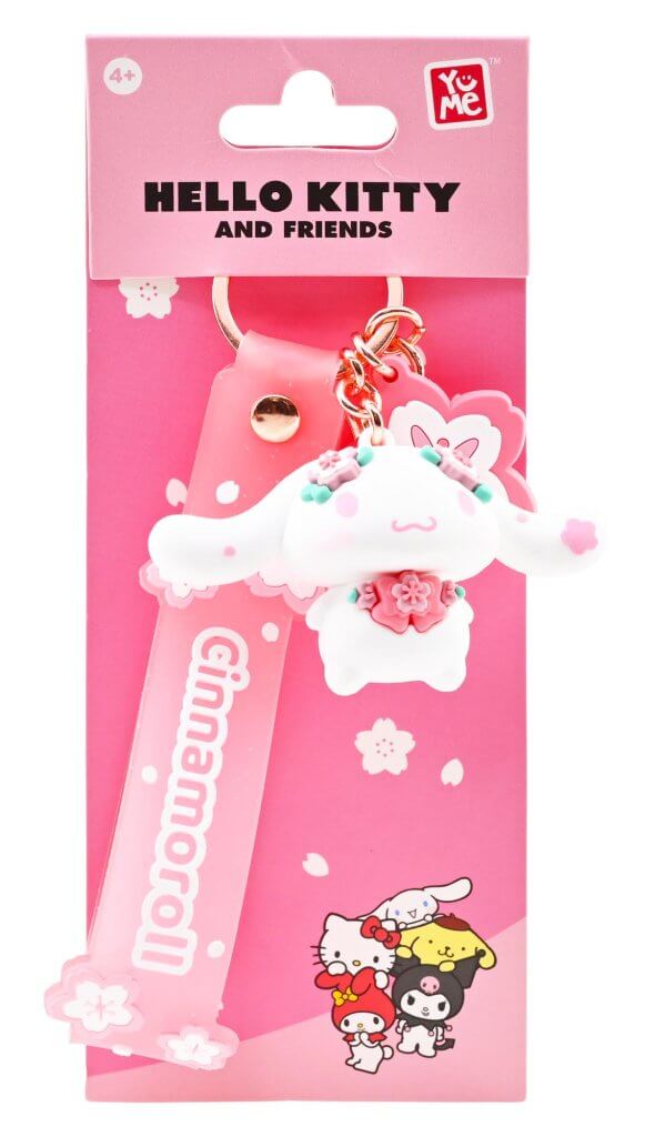 Hello Kitty - Keychain with hand strap - Sakura (Cinnamoroll) - Super ...