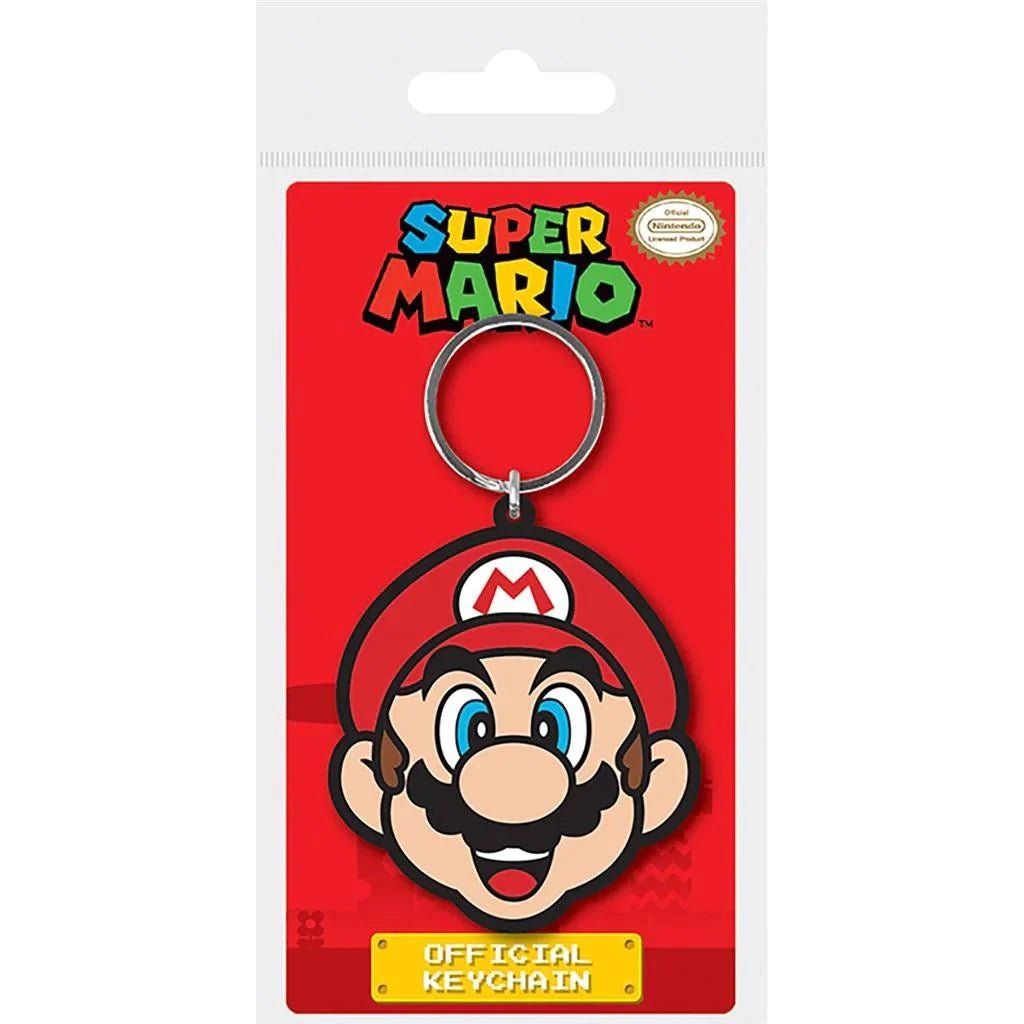 Keychain - Rubber Mario - Super Retro - Merchandise