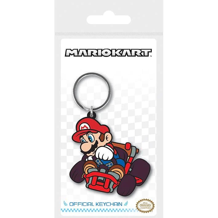 Keychain - Rubber Mario Drift - Super Retro - Merchandise
