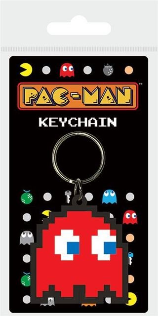Keychain - Rubber Pac-Man Blinky - Super Retro - Merchandise