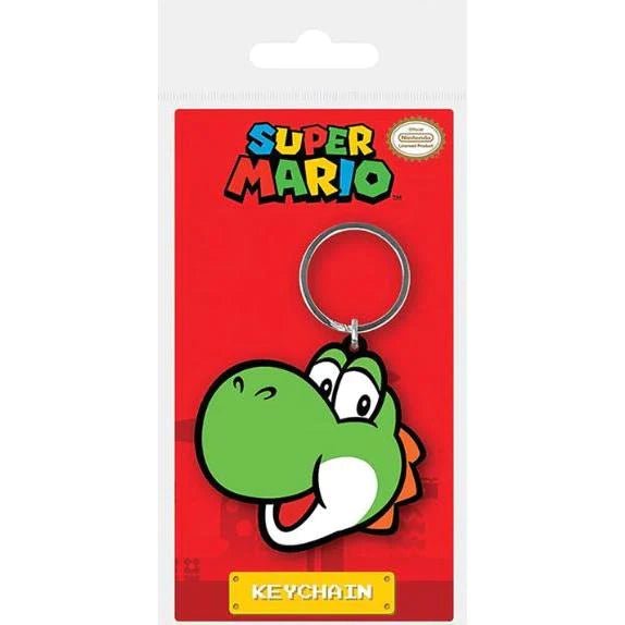 Keychain - Rubber Yoshi - Super Retro - Merchandise