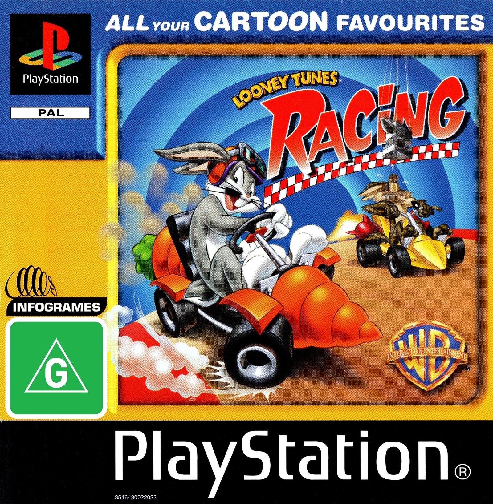 Looney Tunes Racing - PS1 - Super Retro - Playstation 1