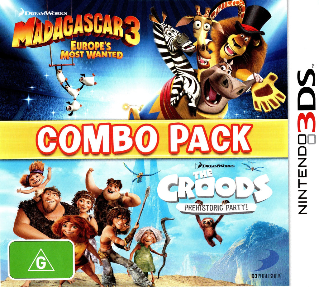 Madagascar 3: Europe’s Most Wanted / The Croods: Prehistoric Party ...