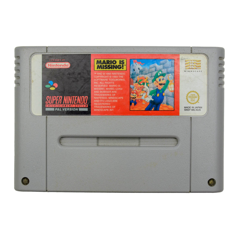 Mario Is Missing! - SNES - Super Retro - Super Nintendo