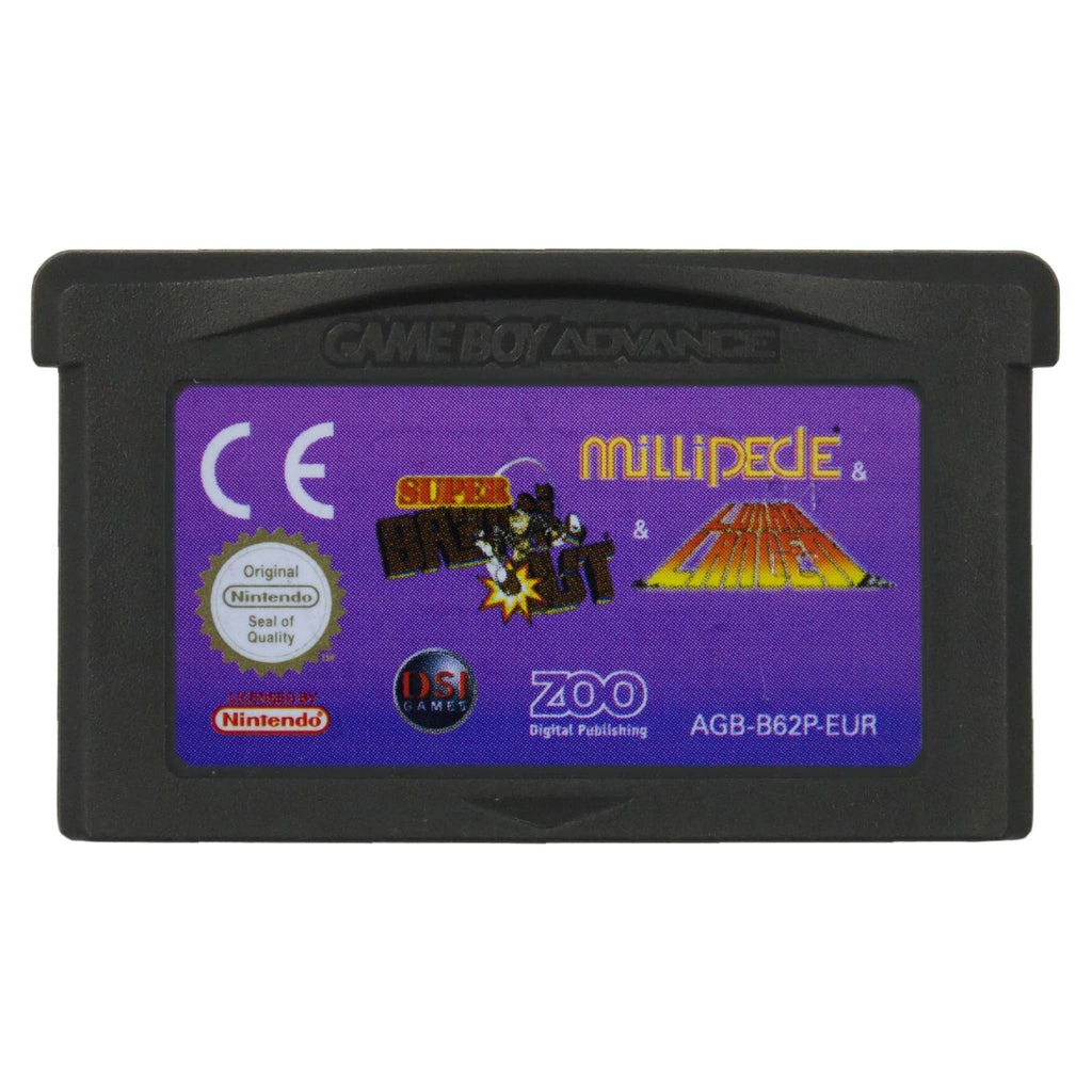 Millipede & Super Breakout & Lunar Lander - GBA - Super Retro - Game ...